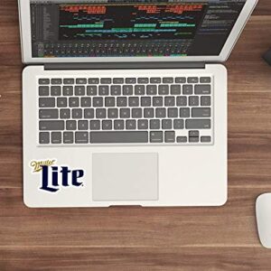 Miller Lite Vinyl Decal (Any Size) Miller Lite Beer Stickers for car, bar, Laptop, tumblers (3 inch)