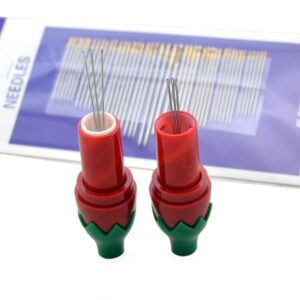 NX Garden Needle Case 3PCS Chili Shaped Needles Storage Container Needle Holder Sewing Tool Knitting Accessorie for Needlework DIY Craft Tool