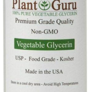 Vegetable Glycerin and Propylene Glycol 4 oz. Each Food Grade USP Kosher 99.9% Pure