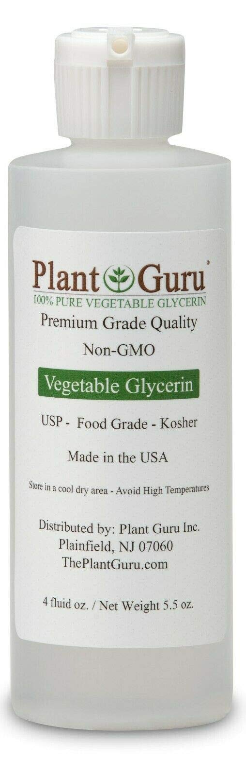 Vegetable Glycerin and Propylene Glycol 4 oz. Each Food Grade USP Kosher 99.9% Pure