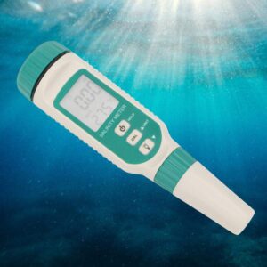 Digital Salinity Tester with Smart Sensor AR8012 Portable Salinity Meter for Water Source Monitoring, Aquaculture