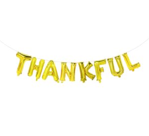 thankful balloons，thankful banner，thanksgiving party supplies，thanksgiving party decoration，autumn thanksgiving balloon decorations