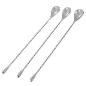 hidoran 3 pack 12 inches stainless steel mixing spoons