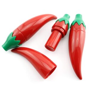 NX Garden Needle Case 3PCS Chili Shaped Needles Storage Container Needle Holder Sewing Tool Knitting Accessorie for Needlework DIY Craft Tool