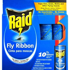 Raid‌ ‌‌Fly‌ ‌Catcher‌‌ ‌‌Tape & Fly Strips Bundle‌ (32‌ ‌Pack)‌ ‌|‌ ‌20‌ ‌Fly‌ ‌Ribbon‌ ‌+‌ ‌12‌ ‌Window‌ ‌‌Fly‌ ‌Trap‌‌‌ ‌for‌ ‌Catching‌ ‌Pesky‌ ‌Insects‌ ‌Indoor/‌ ‌Outdoor