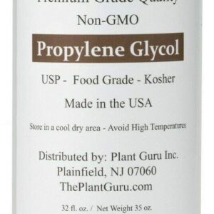 Vegetable Glycerin and Propylene Glycol 32 oz. Each Food Grade USP Kosher 99.9% Pure