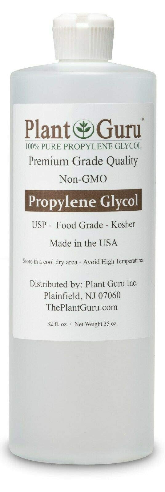 Vegetable Glycerin and Propylene Glycol 32 oz. Each Food Grade USP Kosher 99.9% Pure