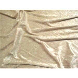 panne velvet champagne, fabric by the yard