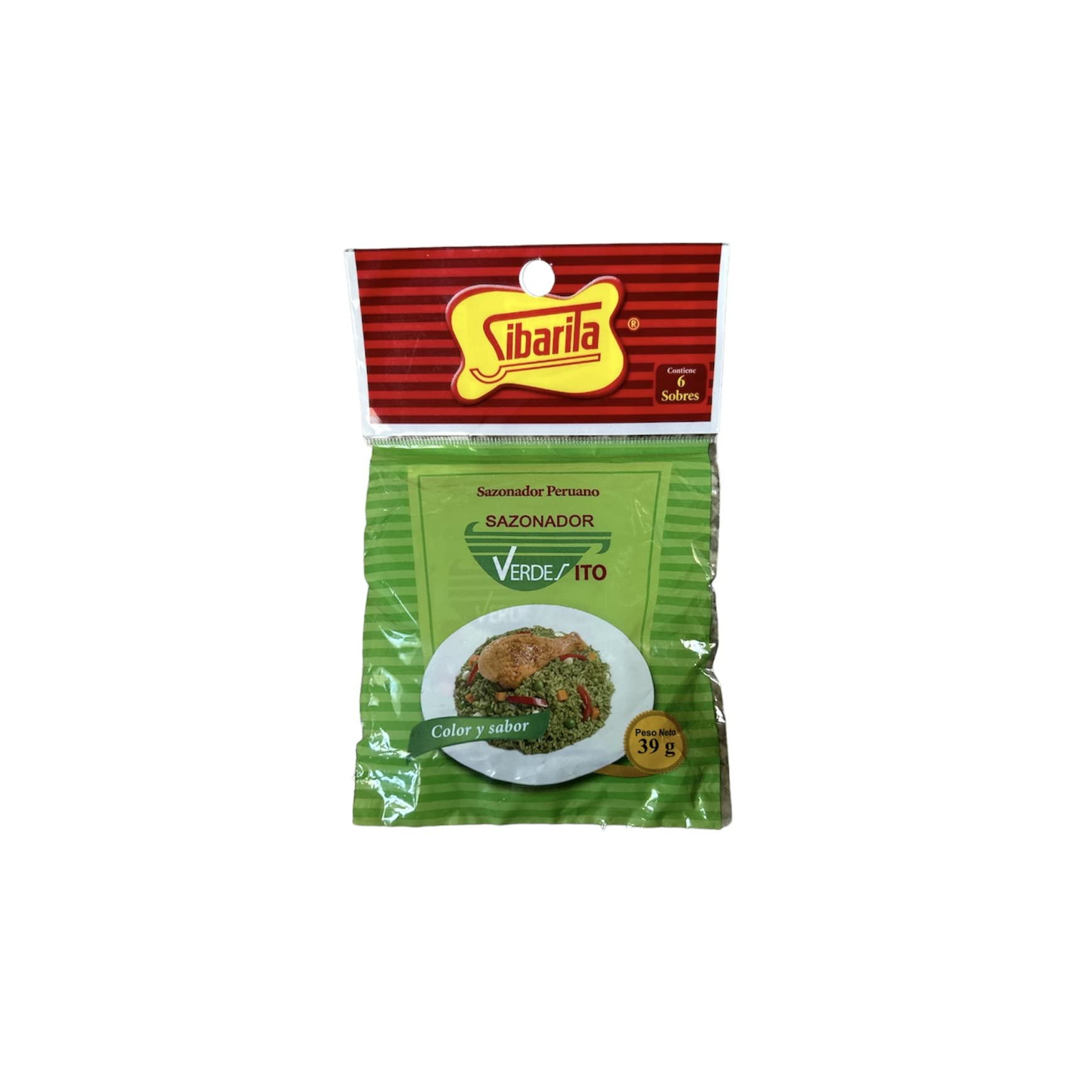 Verdecito Culantro - Peruvian Seasoning 39 Grs - 1.38 Ounces- 6 sachets inside