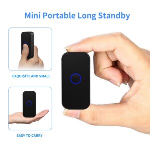 Mini Bluetooth Wireless Barcode Scanner,Symcode USB Portable Handheld 1D CCD Barcode Scanner Reader for POS/Android/iOS/iMac/Ipad