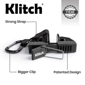 Klitch Footwear Clip, Shoe Bag, Hang Extra Shoes Cleats Boots or Gear on Your Bag. Works on Soccer, Baseball, Basketball, Track, Running Shoes, Flip Flops and More. Yellow