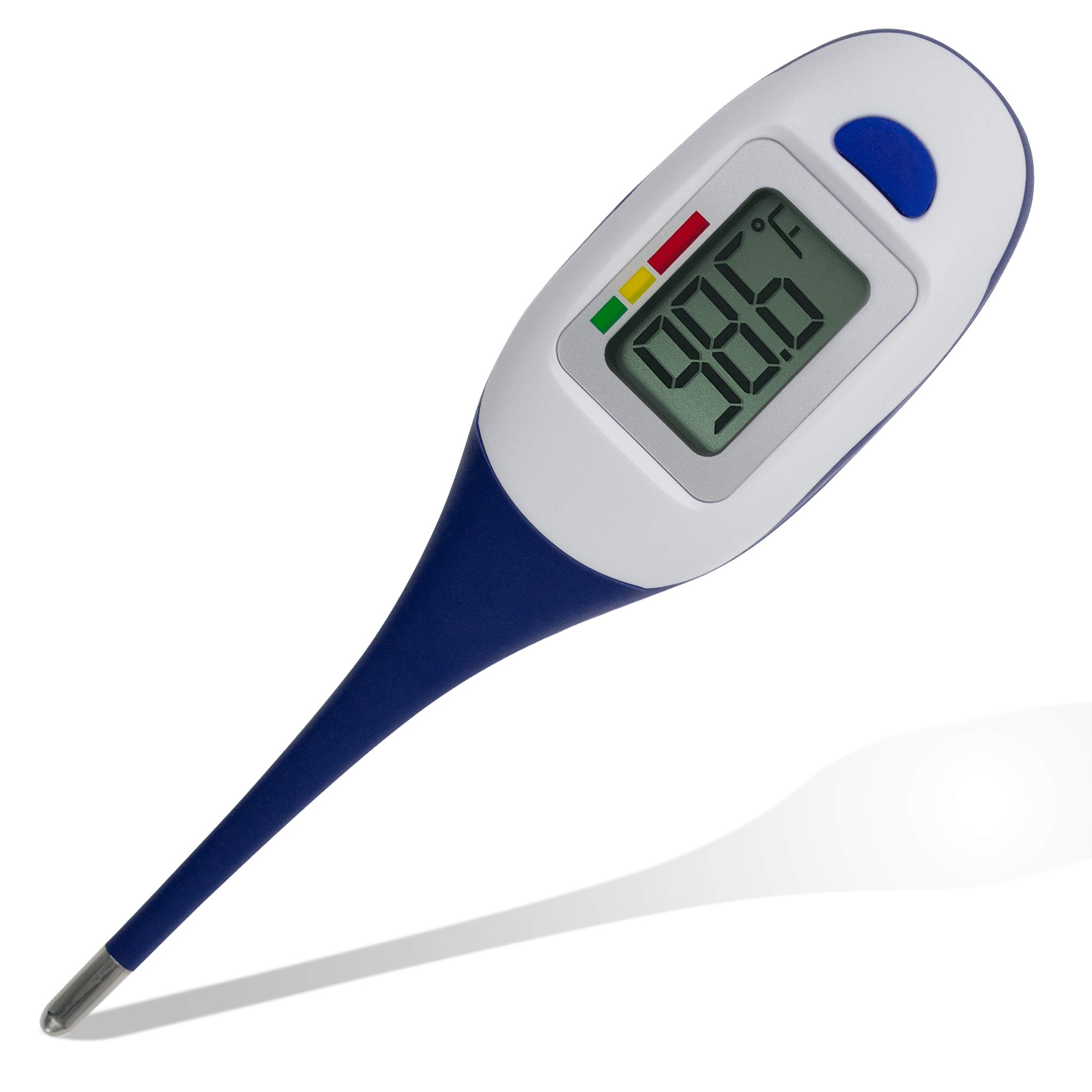 Apex Large Face LCD Fast Read Digital Thermometer for Adults and Children - Instant Read Thermometer for Fever Detection with Quick 10 Second Read Time ( Packaging May Vary )