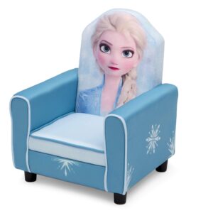 Delta Children Figural Upholstered Kids Chair, Wood, Disney Frozen II Elsa