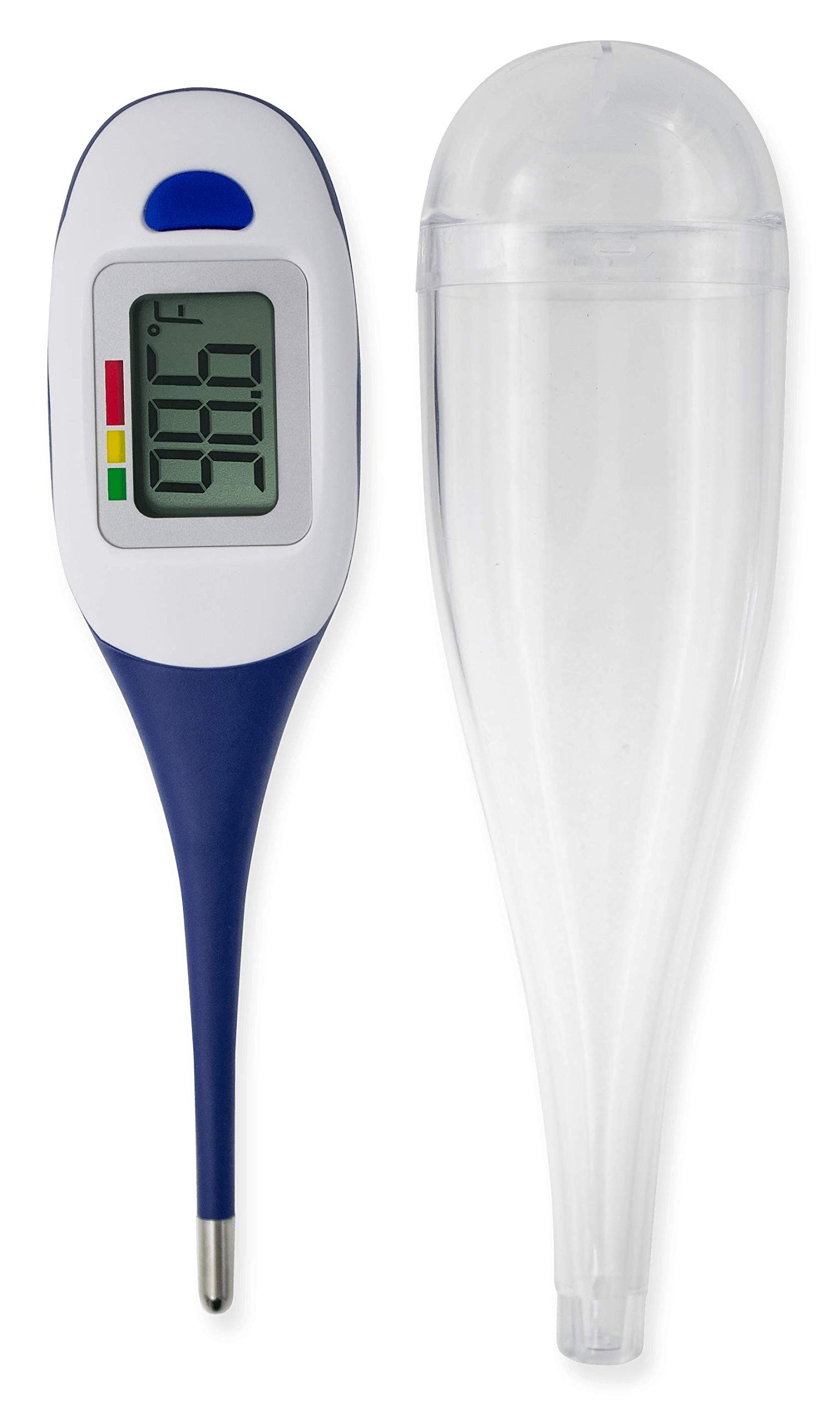 Apex Large Face LCD Fast Read Digital Thermometer for Adults and Children - Instant Read Thermometer for Fever Detection with Quick 10 Second Read Time ( Packaging May Vary )