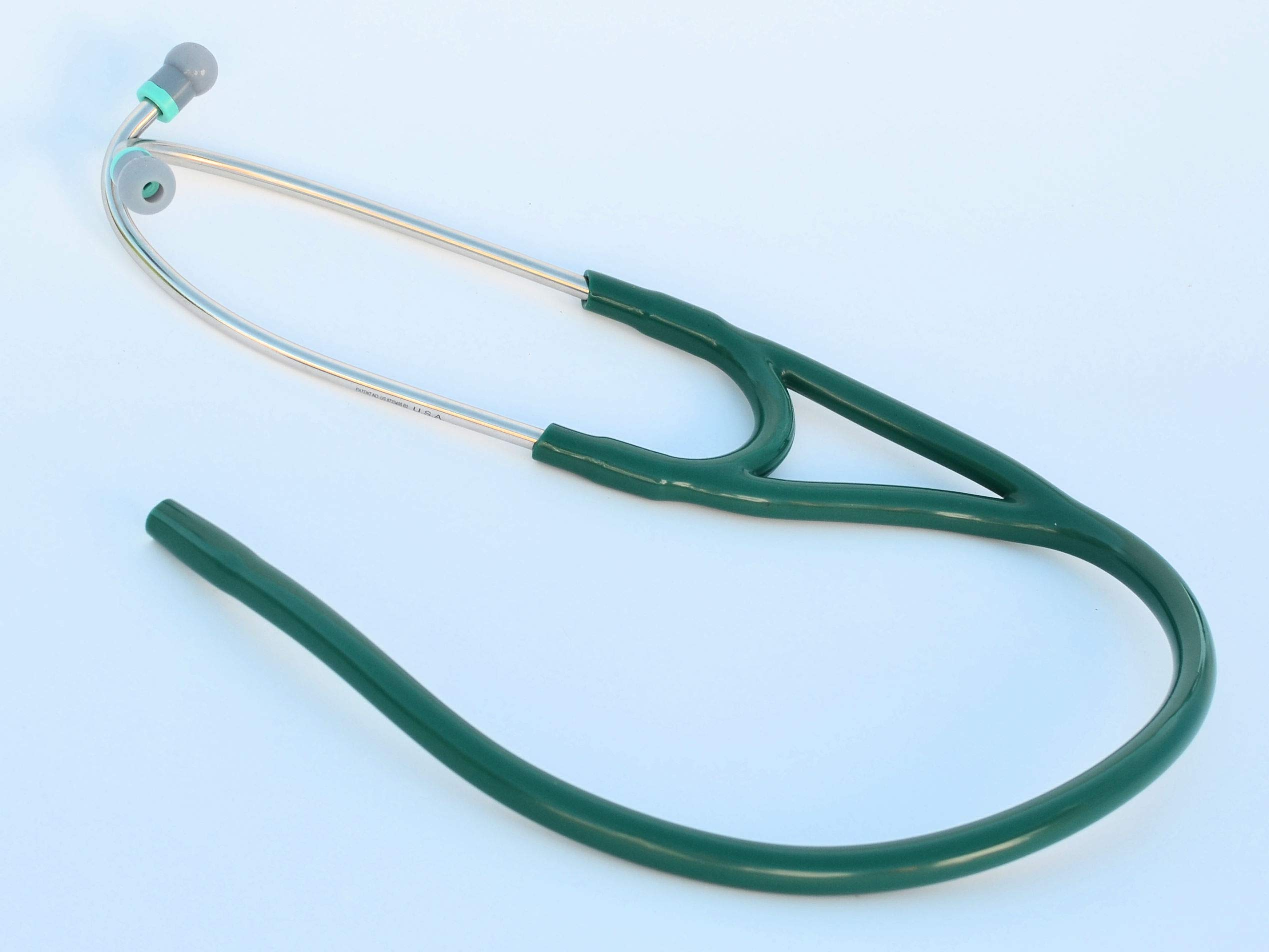 Replacement Tube by CardioTubes fits Littmann Master Cardiology and Cardiology III Stethoscopes - 7mm Binaurals Dark Green TUBING