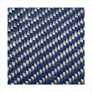 sofialxc 3k carbon fiber fabrics cloth wrap twill weave 500mm wide and 1000mm long for cars, motorcycle rc (blue black)