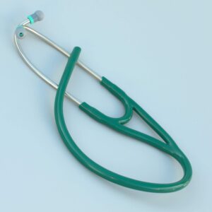 replacement tube by cardiotubes fits littmann master cardiology and cardiology iii stethoscopes - 7mm binaurals dark green tubing