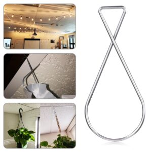 50 Pack Ceiling Hooks Clips - Classroom Decorations Grid Ceiling Hanging Hooks Clips