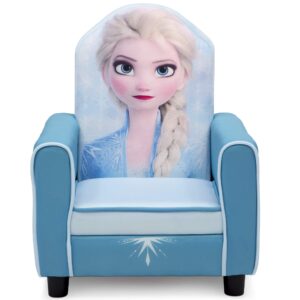 delta children figural upholstered kids chair, wood, disney frozen ii elsa