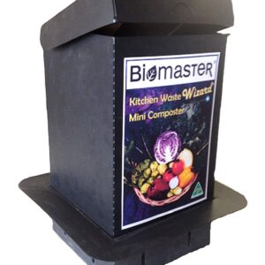 Kitchen Waste Wizard Mini Composter (100% Recycled Material, 10” Width x 18” Height)