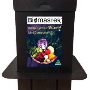 Kitchen Waste Wizard Mini Composter (100% Recycled Material, 10” Width x 18” Height)