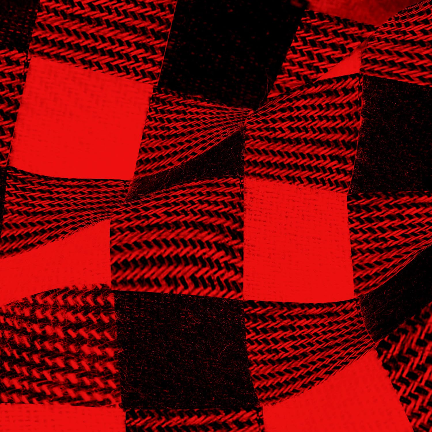 40 Pieces Christmas Buffalo Plaid Fabric Precut Fabric Cotton Squares Quilting Fabric Red and Black Fabric for DIY Sewing Quilting Patchwork Crafts, 5.9 x 5.9 Inch