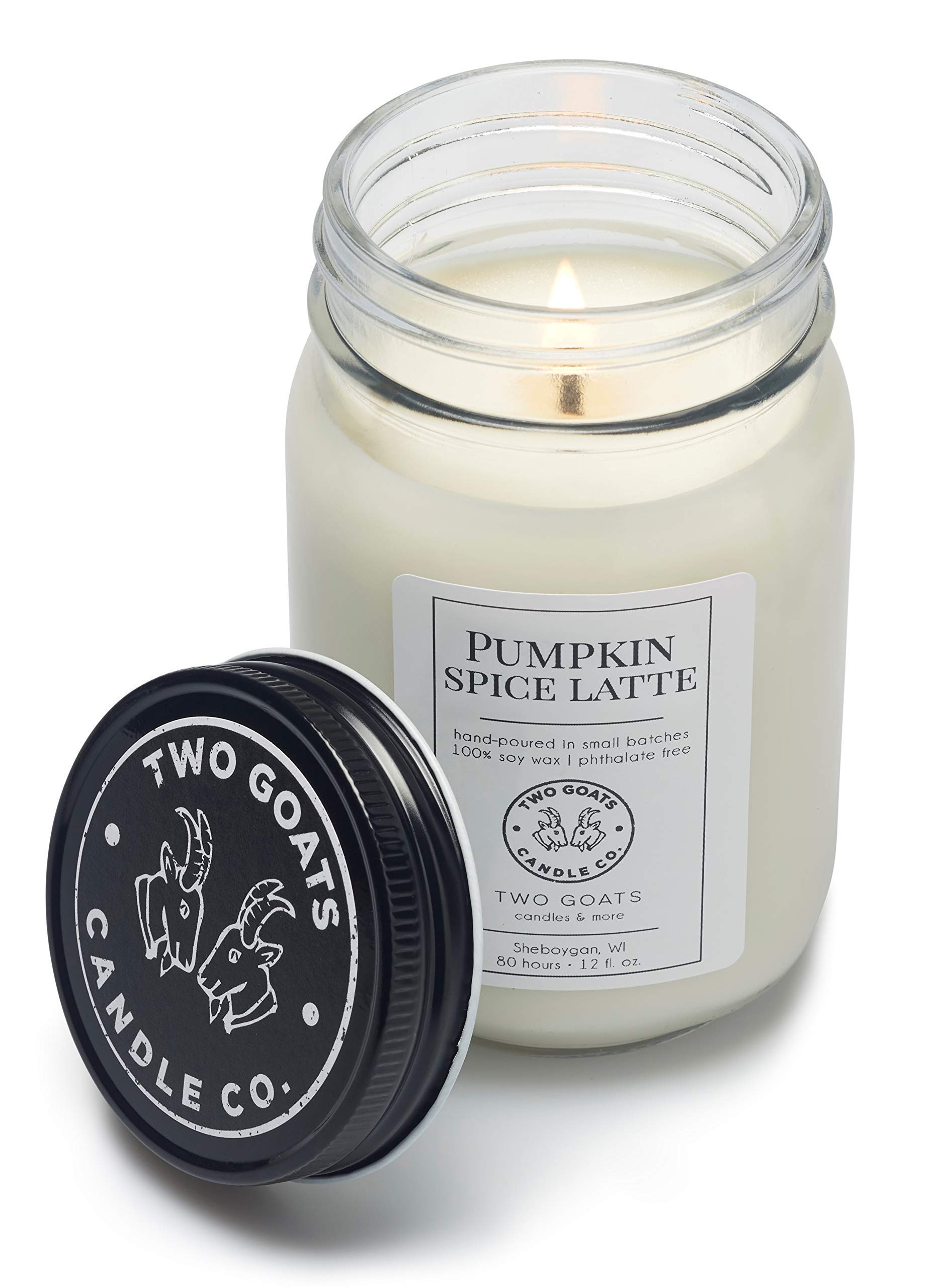 Pumpkin Spice Latte Scented Soy Candle | Hand Poured in the USA | 12 oz.