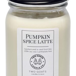 Pumpkin Spice Latte Scented Soy Candle | Hand Poured in the USA | 12 oz.