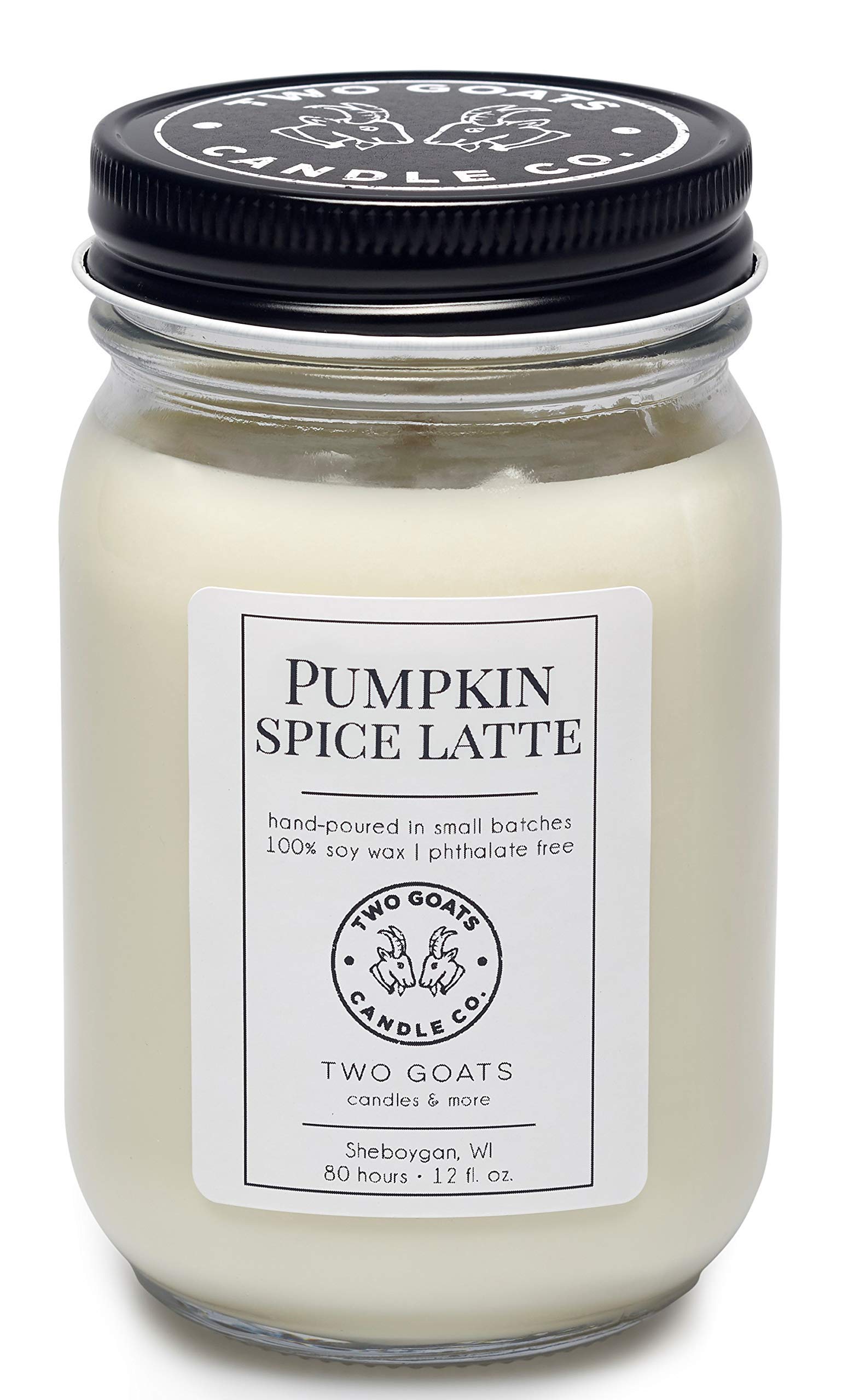 Pumpkin Spice Latte Scented Soy Candle | Hand Poured in the USA | 12 oz.