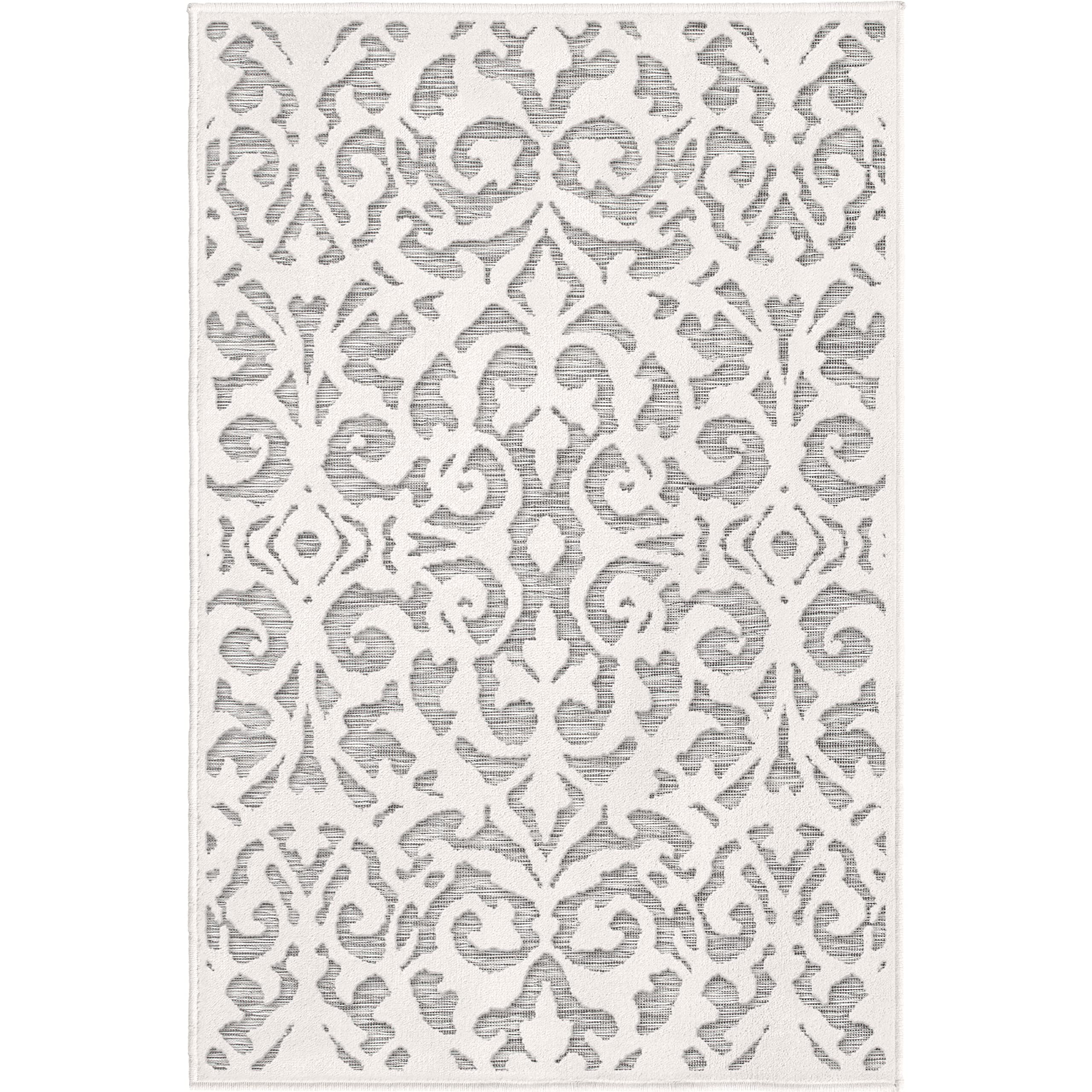 My Texas House by Orian Lady Bird Area Rug, 1'11" x 3'3", Natural/Grey