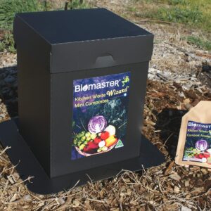 Kitchen Waste Wizard Mini Composter (100% Recycled Material, 10” Width x 18” Height)