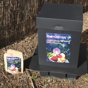 Kitchen Waste Wizard Mini Composter (100% Recycled Material, 10” Width x 18” Height)