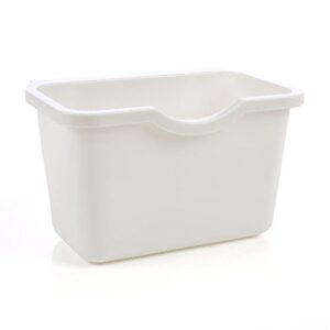 shlutesoy multi-function kitchen cabinet door plastic basket hanging trash can waste bin garbage bowl box