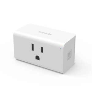 tenda beli smart plug sp6（15a|1.8kw)-mini smart home wifi outlet | works with alexa echo&google assisstant | remote control | reliable wifi connection | etl/fcc listed | no hub required,white,1-pack