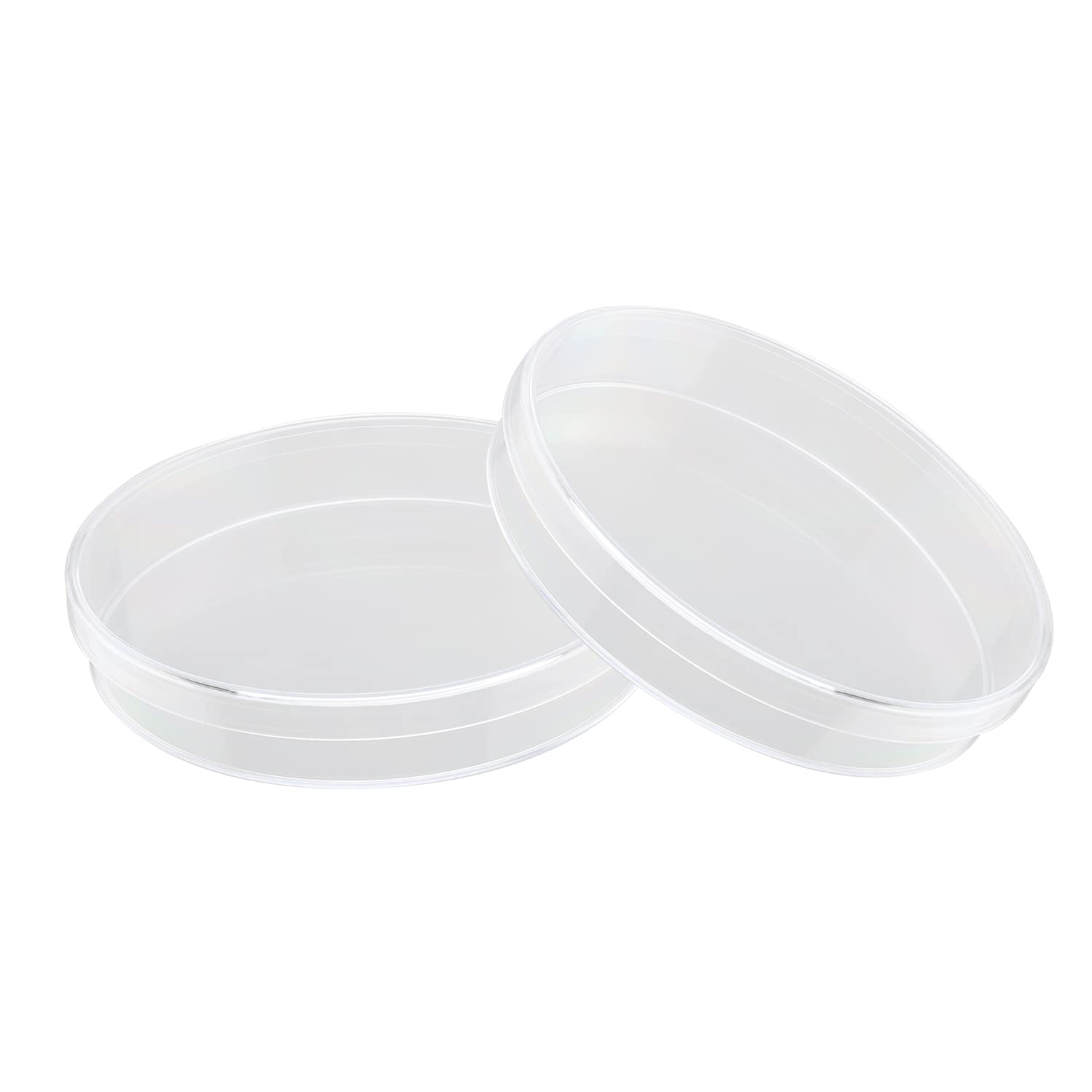 Othmro 10Pcs Plastic Petri Dishes with Lid, 4.72x0.79inch Bioresearch Petri Dish, Round Lab Petri Dishes, Culture Dishes for Culturing Cells Science Projects Seeding Storage Biological Themed Party