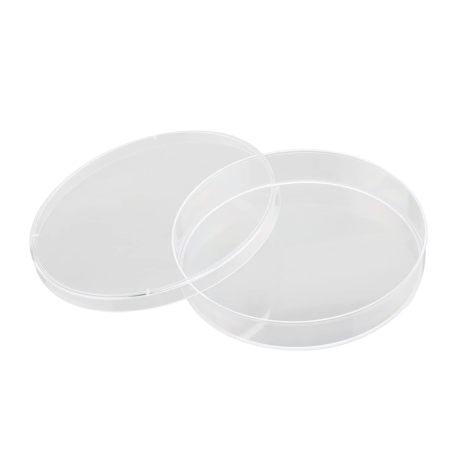 Othmro 10Pcs Plastic Petri Dishes with Lid, 4.72x0.79inch Bioresearch Petri Dish, Round Lab Petri Dishes, Culture Dishes for Culturing Cells Science Projects Seeding Storage Biological Themed Party