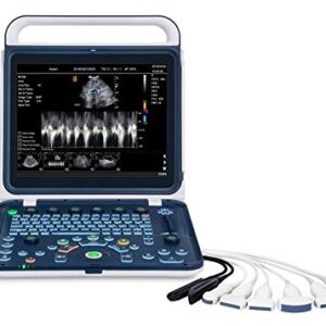 BPU60V Hand-Carried 15" Color Doppler Ultrasound System equine, large animal, small animal, zoo mammal, and marine mammal medicine body scans Abdomen, Reproduction, Gynecology, Cardiology, Small Parts