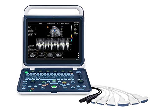 BPU60V Hand-Carried 15" Color Doppler Ultrasound System equine, large animal, small animal, zoo mammal, and marine mammal medicine body scans Abdomen, Reproduction, Gynecology, Cardiology, Small Parts