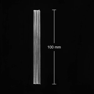 StonyLab Capillary Tubes, 100mm Micro Glass Transfer Pipettes, 0.3mm ID x 0.5mm OD, Pack of 1000