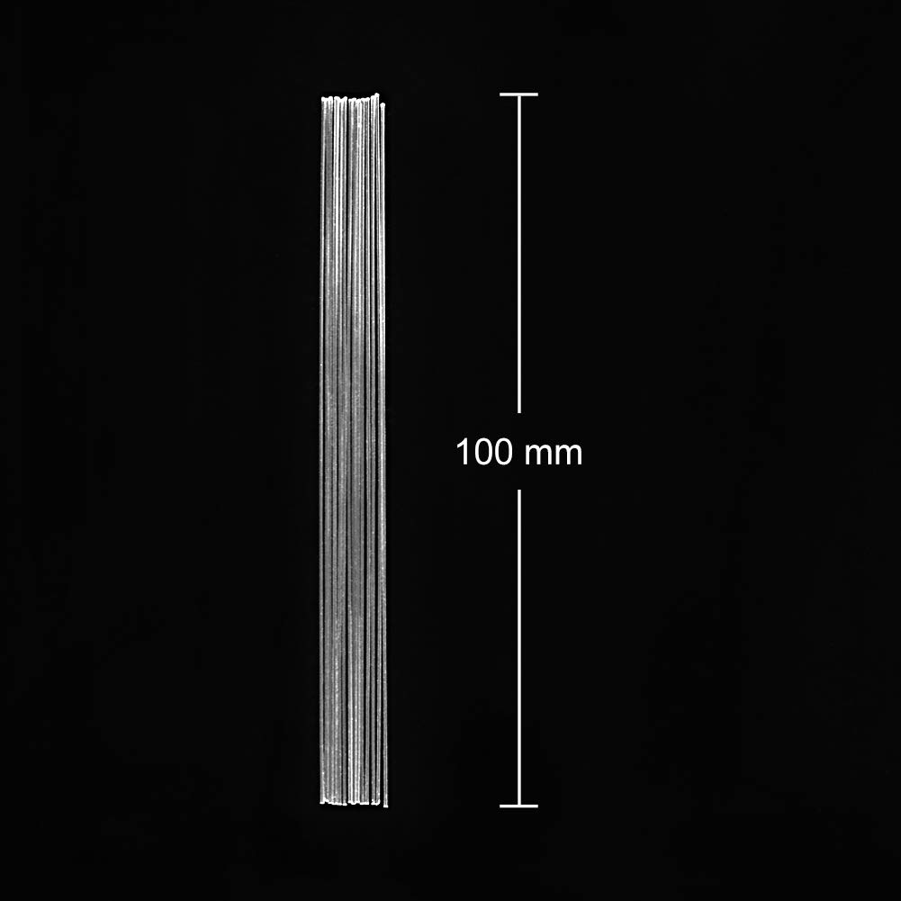 StonyLab Capillary Tubes, 100mm Micro Glass Transfer Pipettes, 0.3mm ID x 0.5mm OD, Pack of 1000