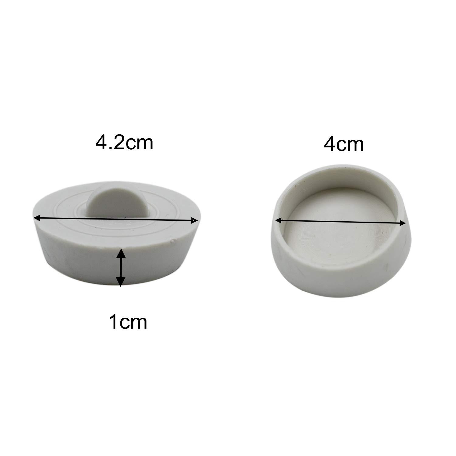 2 Size Universal Bathtub Drain Stoper Plugs, Drain Stopper for Bathtub and Bathroom Sink Wash Basin Bounce