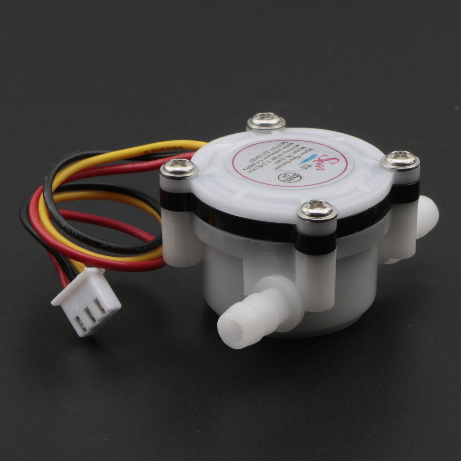 Pxyelec 1Pcs G1/4" Quick Connect Water Flow Sensor Hall Effect Switch Meter Flowmeter Counter Meter Connect Hose 0.3-6L/min