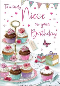 regal publishing piccadilly greetings birthday card niece - 9 x 6 inches -