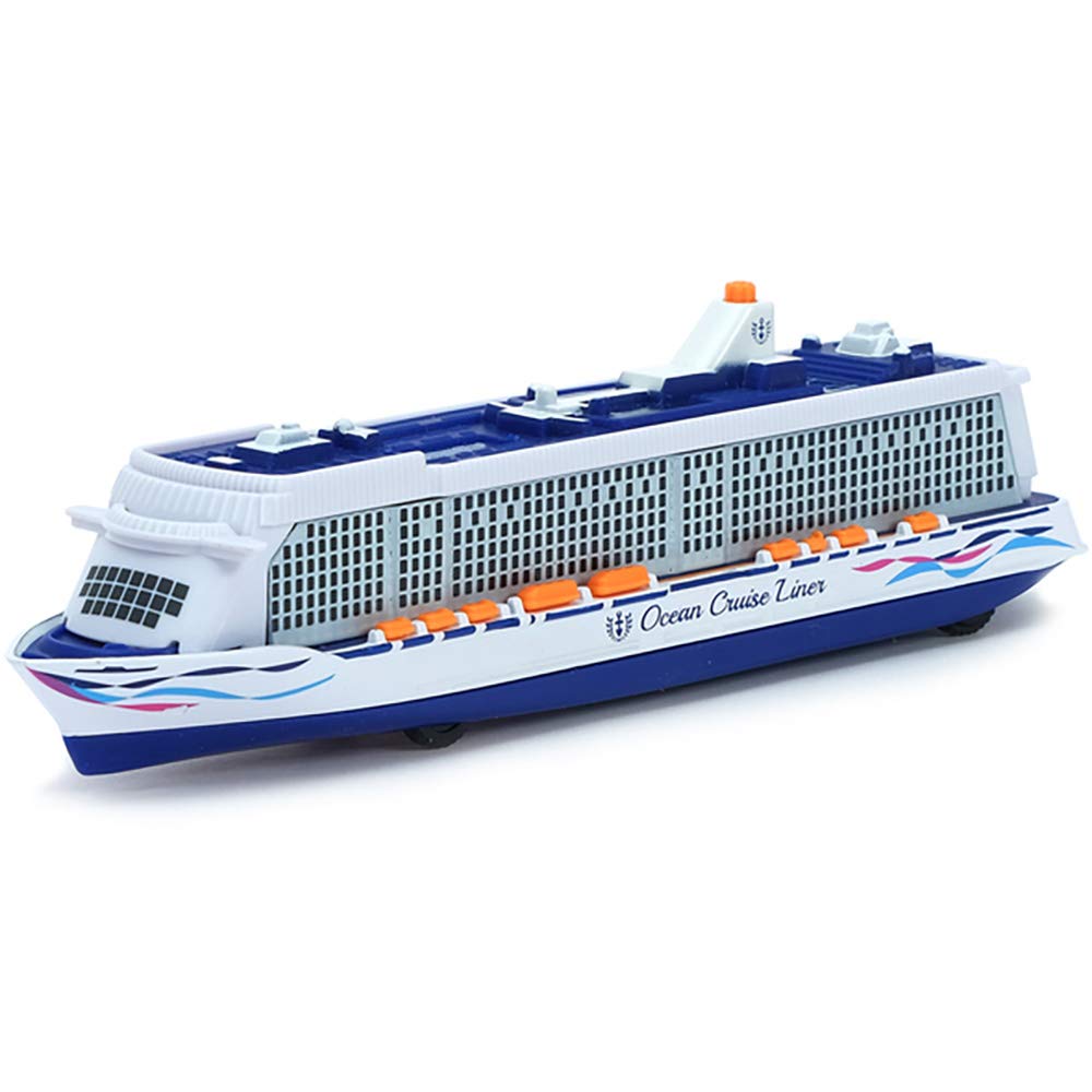 Ocean Cruise Liner Model Diecast Metal Toy Ship with Sound Light Effects 20 cm 8 in