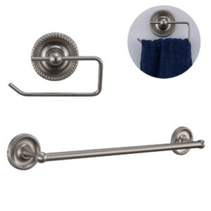 recpro rv towel rack brushed nickel and small hand towel holder | rv towel holder | towel bar rail |