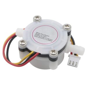 pxyelec 1pcs g1/4" quick connect water flow sensor hall effect switch meter flowmeter counter meter connect hose 0.3-6l/min