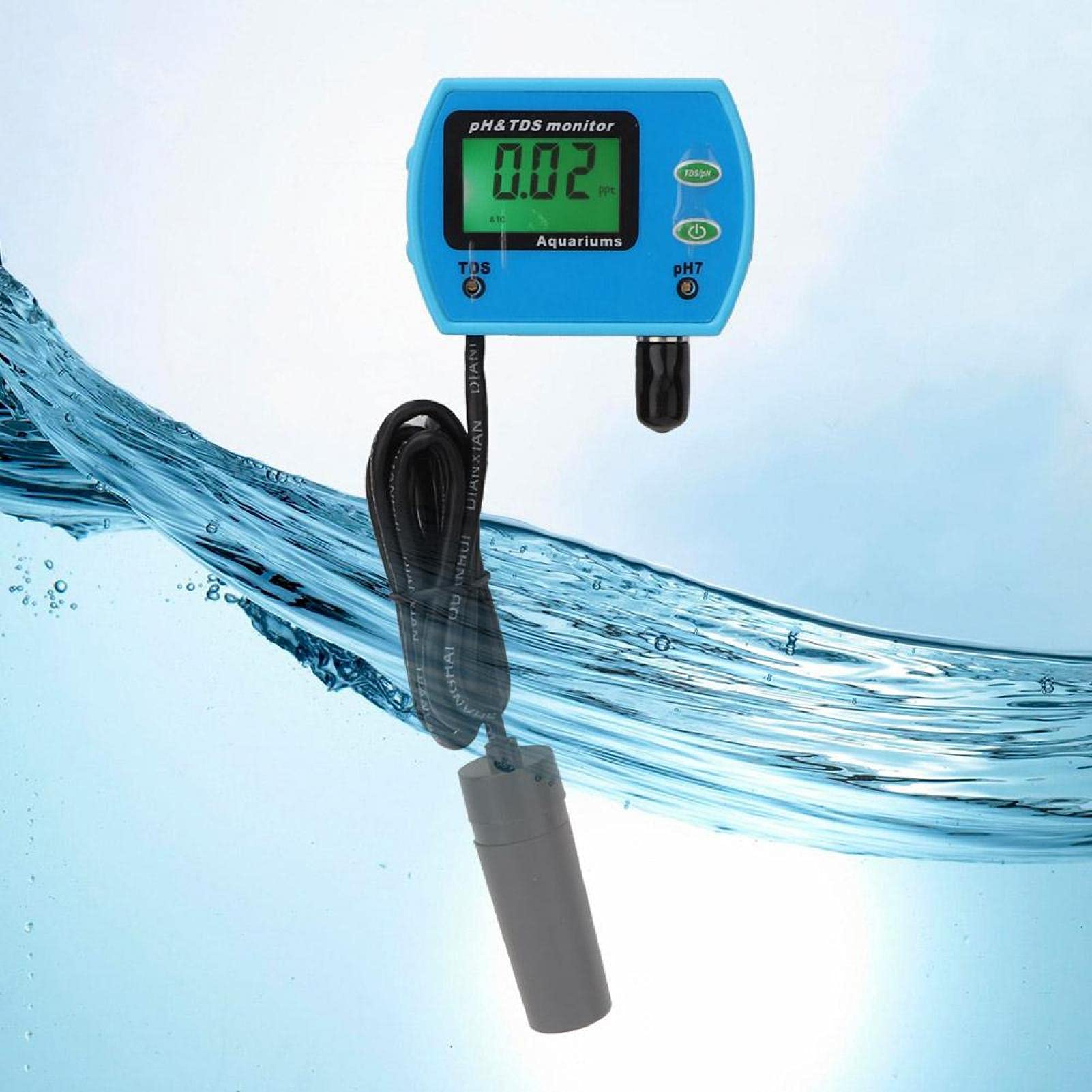 Hilitand Water Quality Detector / Meter / Analyzer Online Monitor 100-240V Water Quality Detector 9851 New(US Plug)