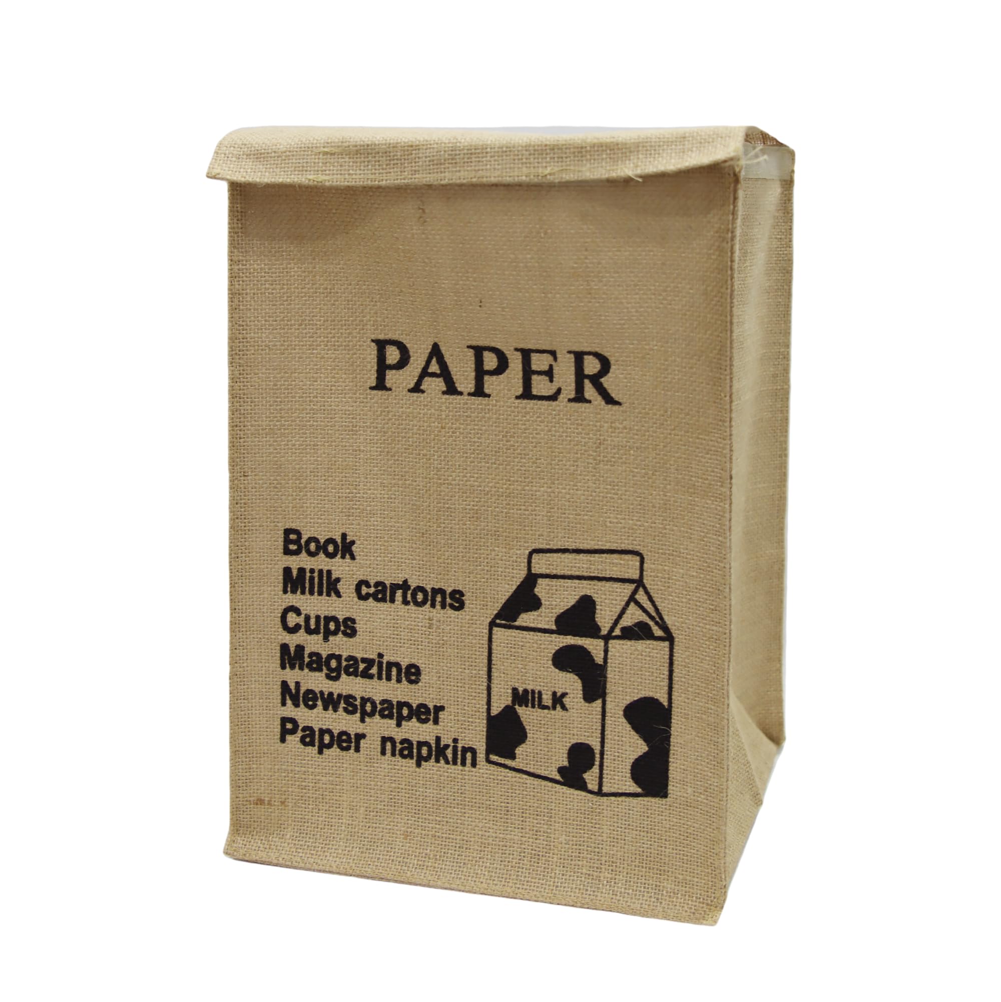 Muellery Recycle Bag Sturdy and Light Waste Basket for Paper with Handles