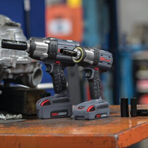 Ingersoll Rand W5133 3/8" 20V Cordless Impact Wrench, 550 ft-lb Torque, Friction Ring Retainer, Pistol, Bare Tool