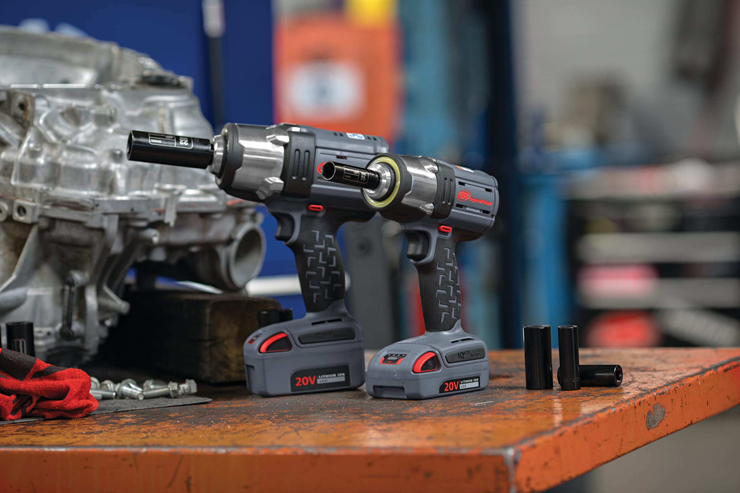 Ingersoll Rand W5133 3/8" 20V Cordless Impact Wrench, 550 ft-lb Torque, Friction Ring Retainer, Pistol, Bare Tool